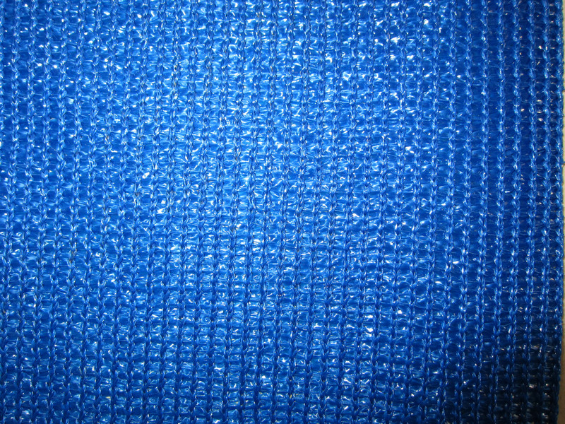 Blue Privacy Fence Netting , Hdpe Anti UV Screen Net Safety Barrier